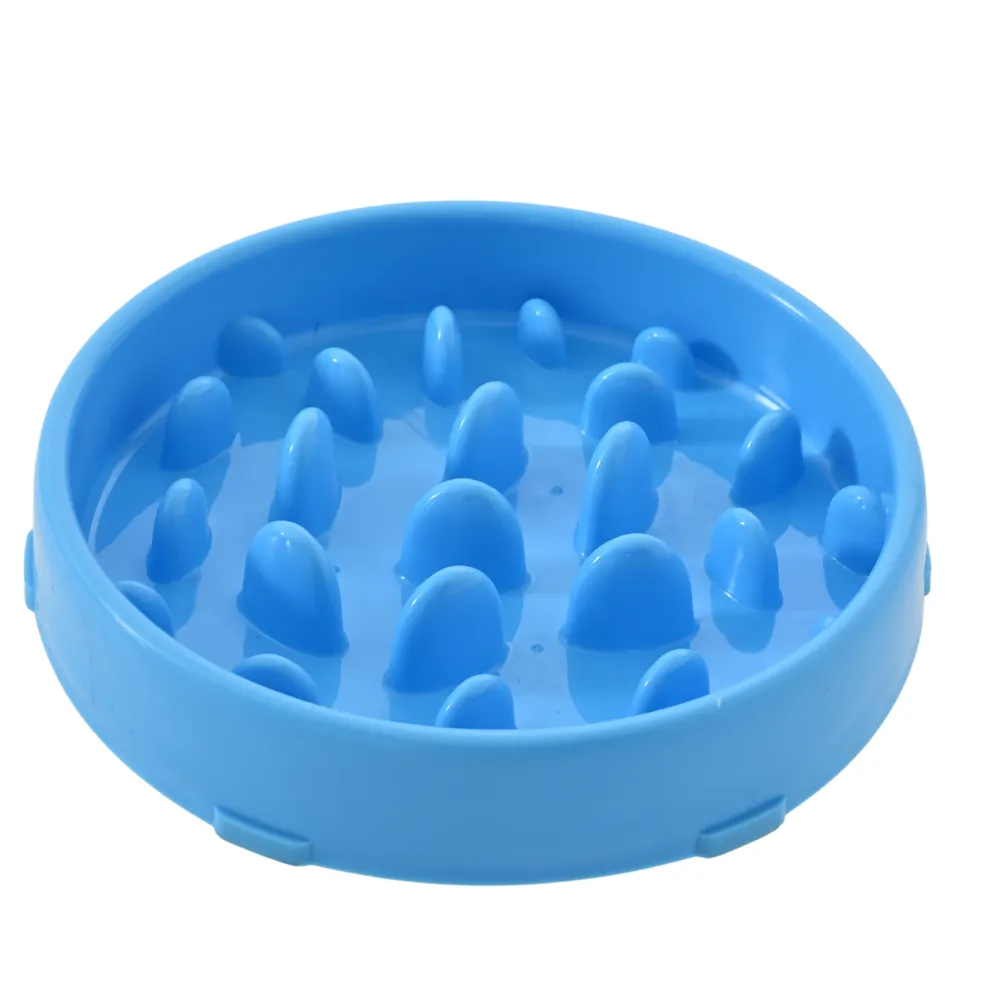 Anti-slip Dog Cat Feed Bowl Pet Slow Food Bowl- Petfairs