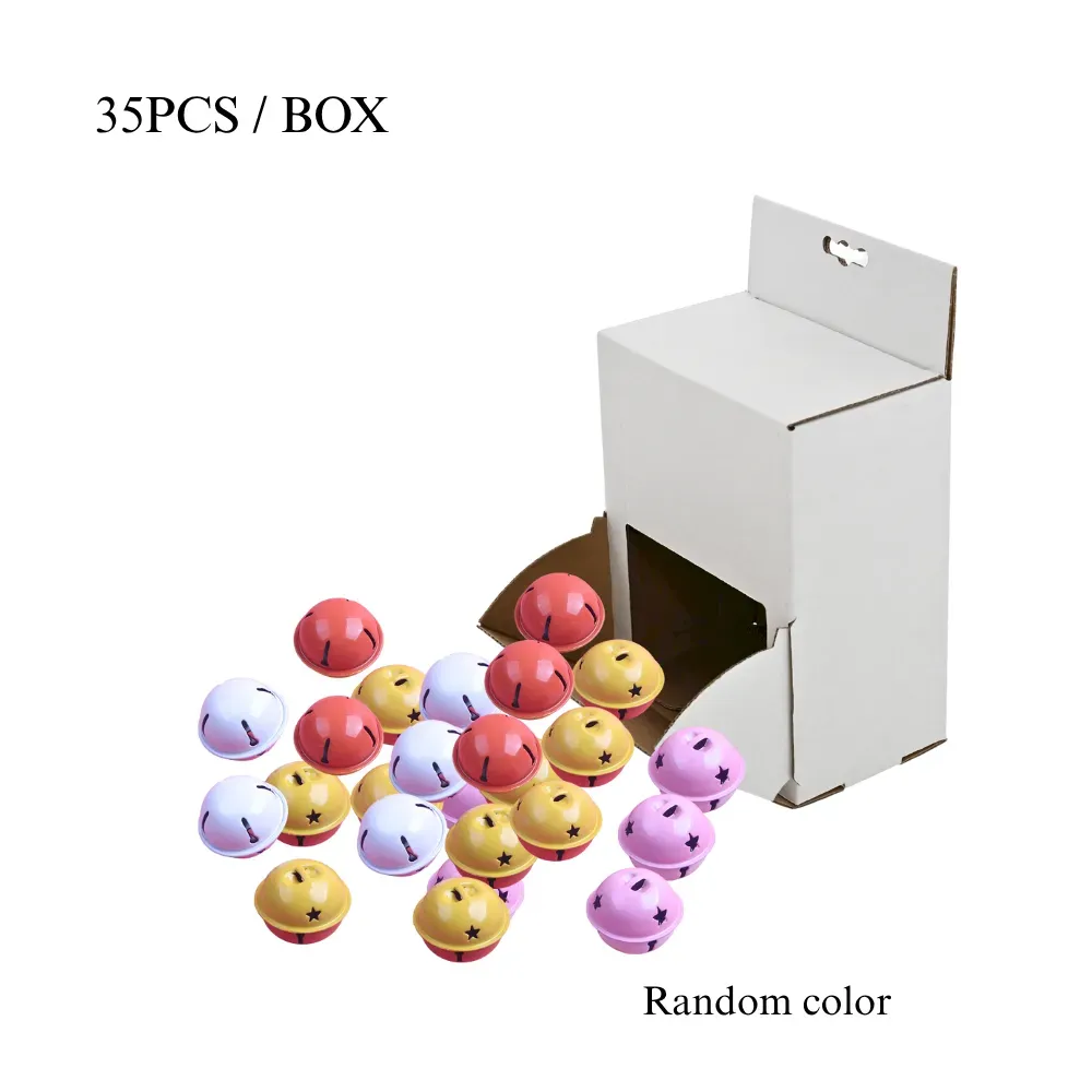 35pcs Cat Bell Ball Toy Dual Color Interactive Rolling Toy- Petfairs